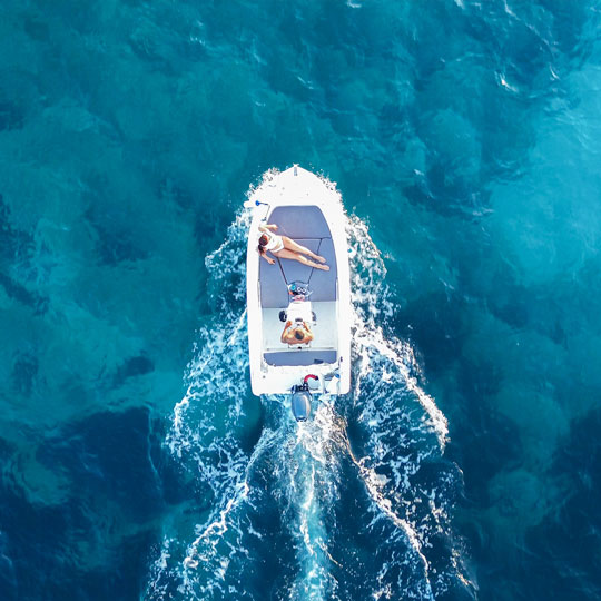 Self Drive Boat Ibiza No Licence | 4 Person Boat Rental